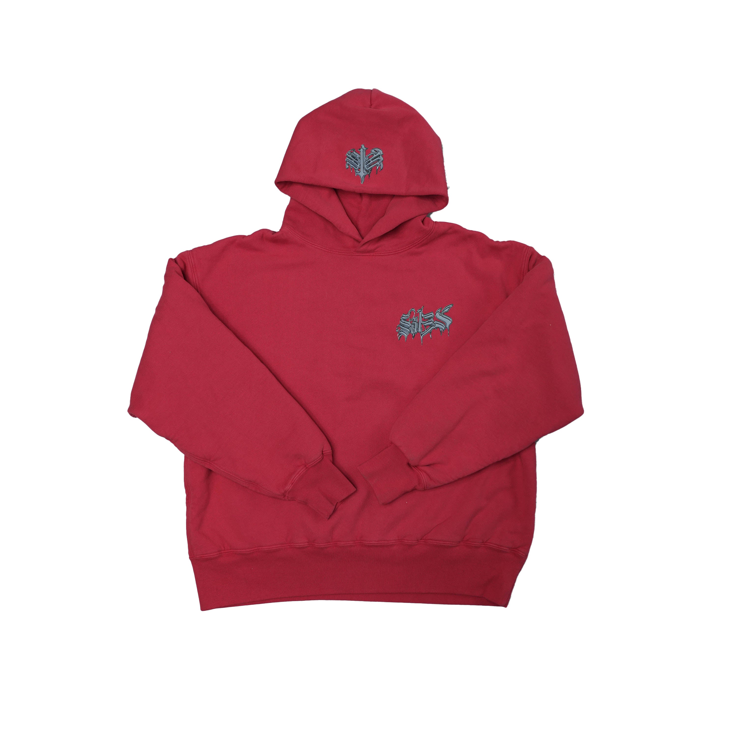 RED CHROME DRIP LOGO HOODY – SSS Clothing LLC